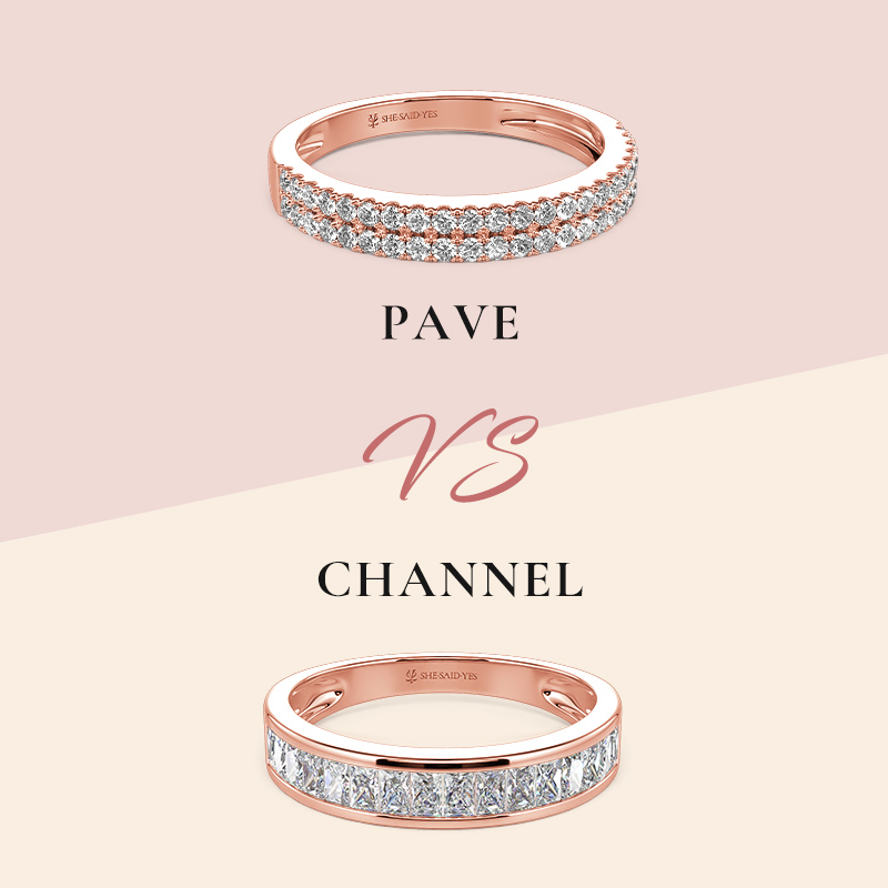 Pave Setting vs. Channel Setting: Which One is Right for Your Jewelry?