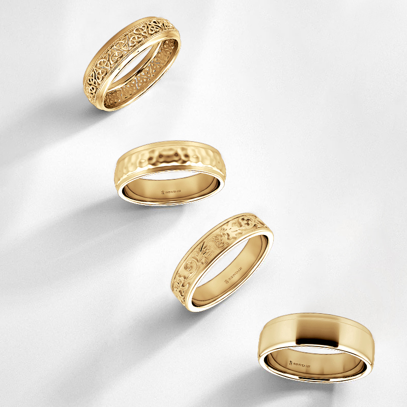 6 Different Styles of Men's Wedding Bands - Shesaidyes Blog